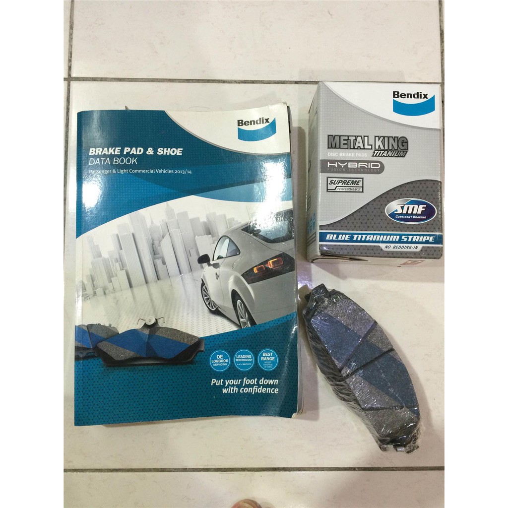 BENDIX METAL KING TITANIUM FRONT BRAKE PAD NISSAN X-TRAIL T30 SERENA C24 HONDA ELYSION RR1 ...