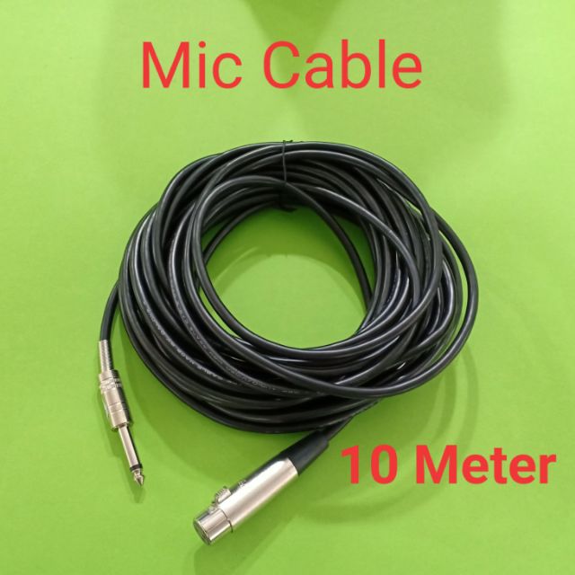 Mic Cable 10 meter with Mono plug Xlr and mic Socket Wayar mic Panamax ...