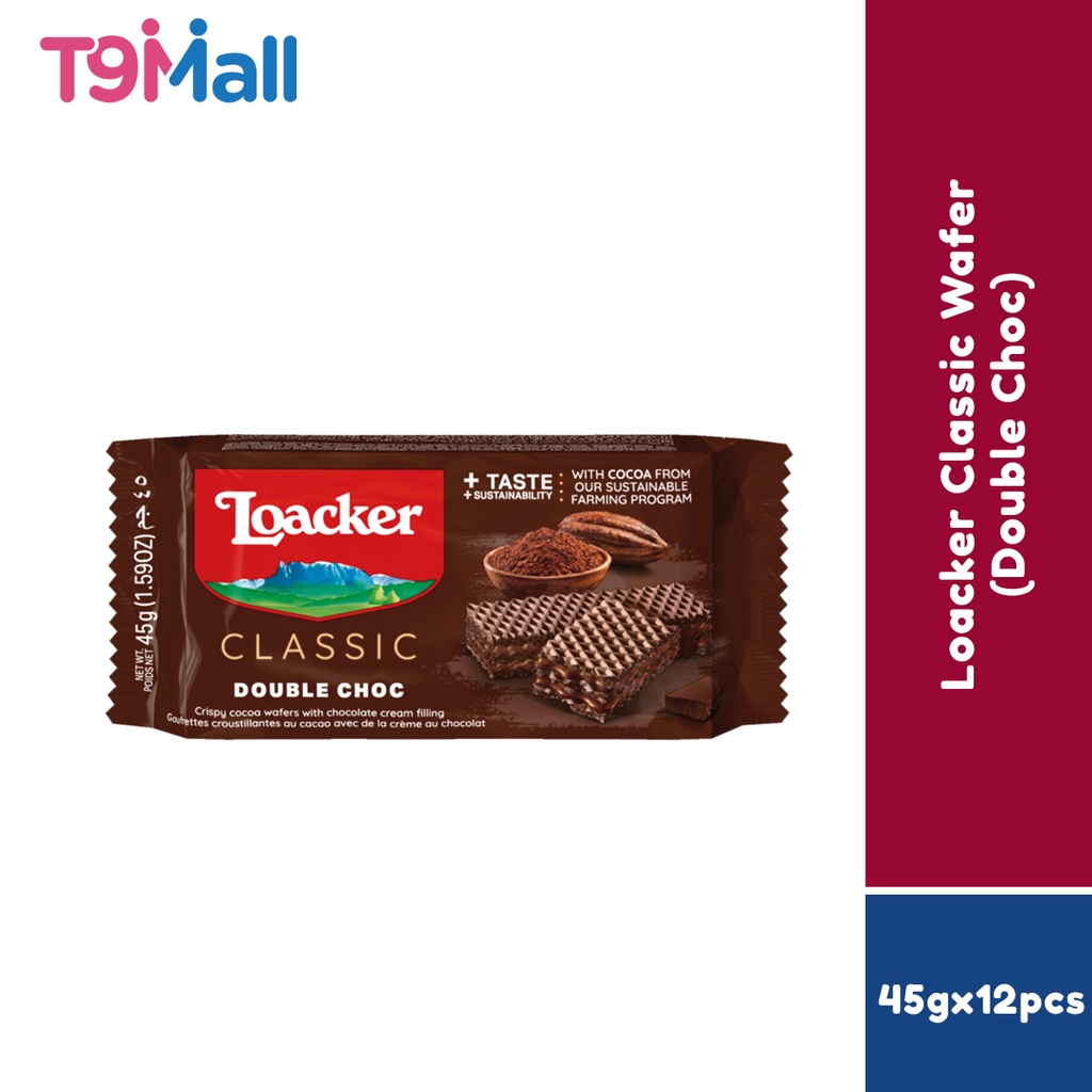 Loacker Classic Wafer 45g x 12pcs (Assorted Flavor) | Shopee Malaysia