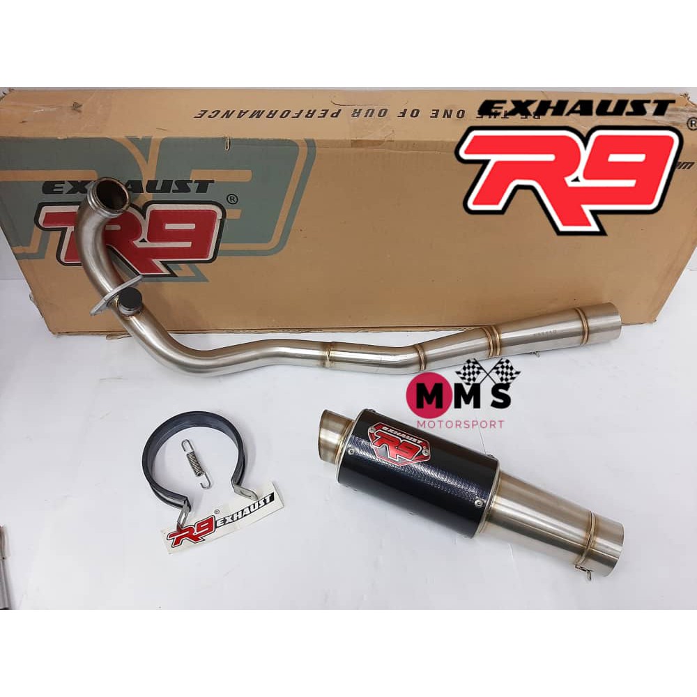Exhaust R9 Ekzos Motor Falcon Full System Y15ZR Y15 | Shopee Malaysia