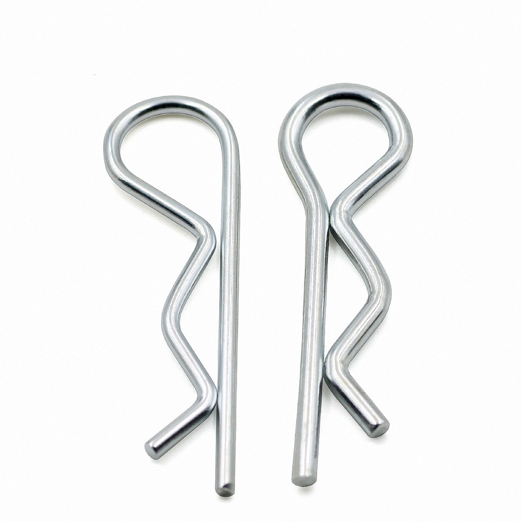 Bright Zinc Plated - Cotter Pins R Shaft Retaining Clips Spring Pin ...