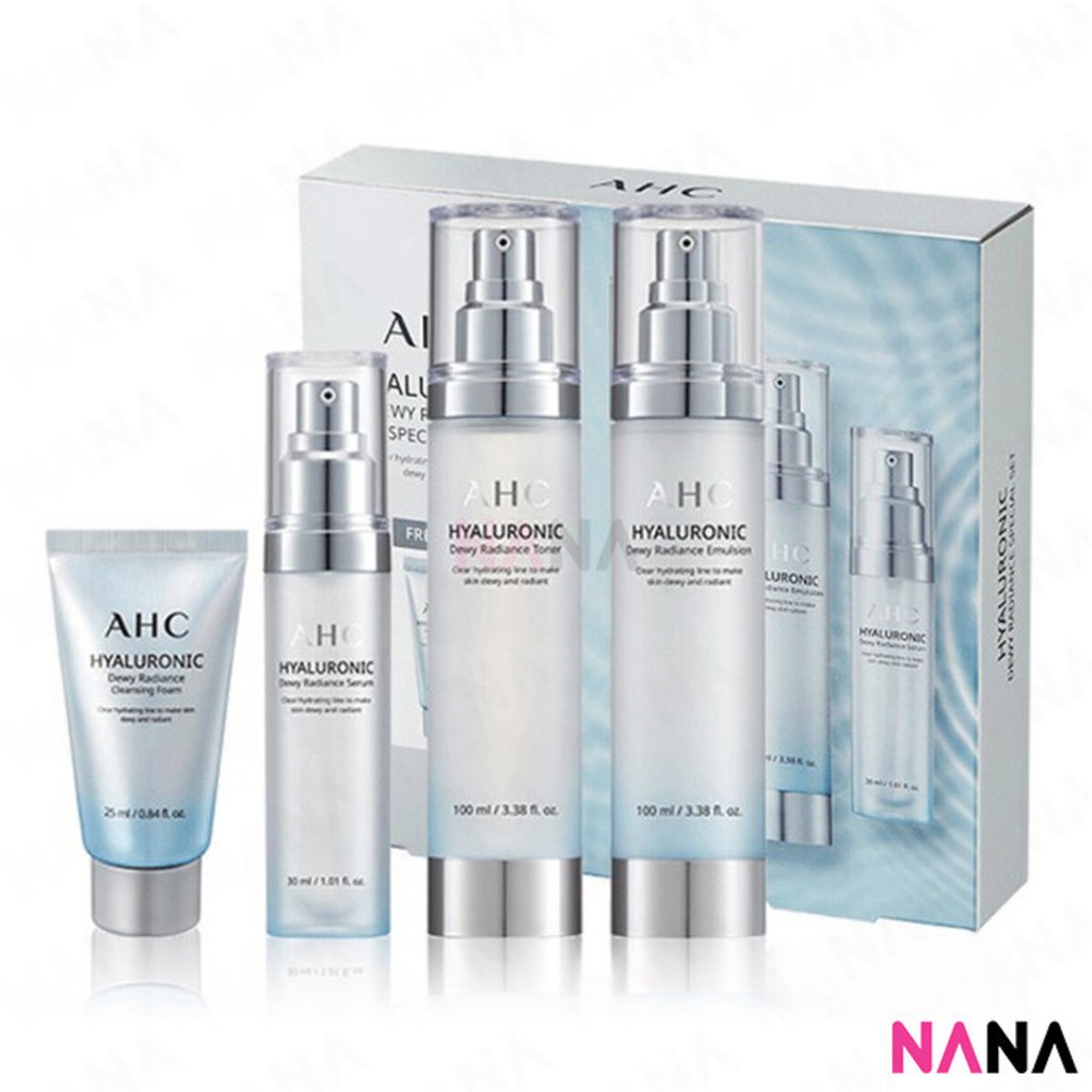 AHC Hyaluronic Skin Care Set 3 items | Shopee Malaysia
