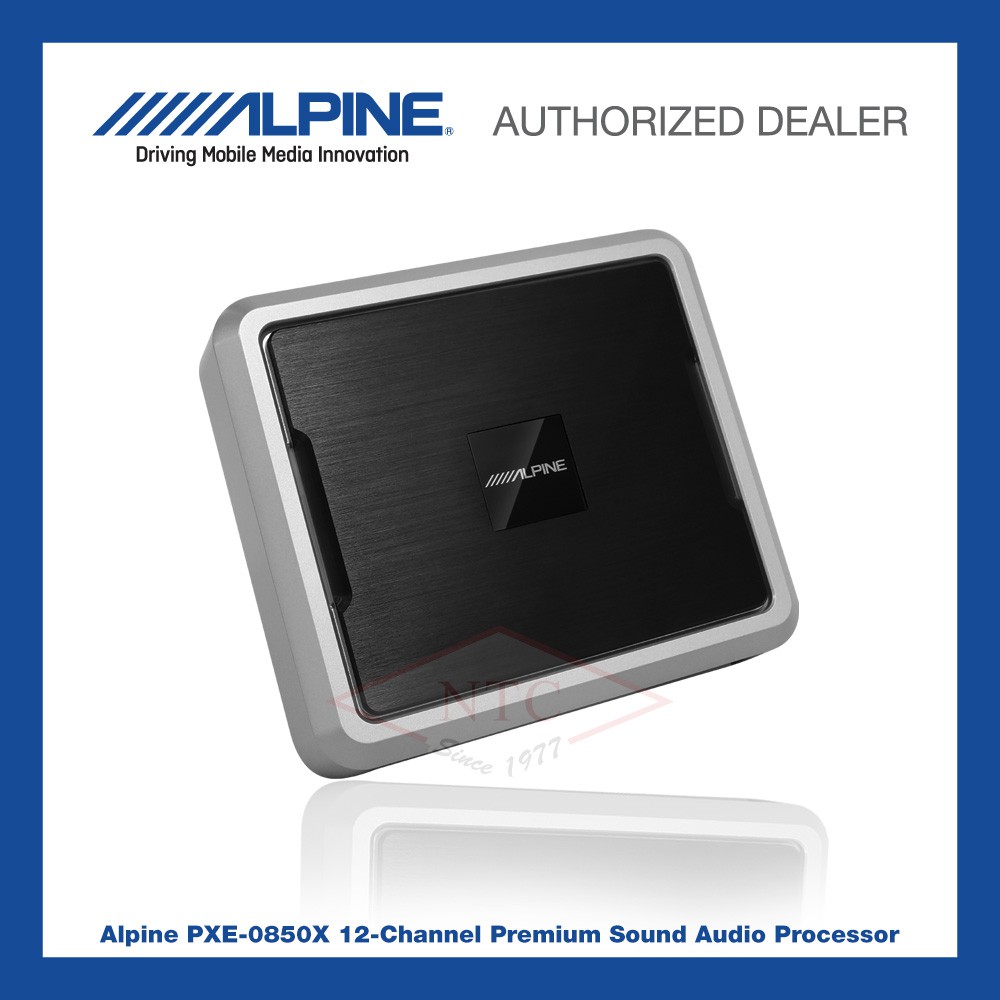 ALPINE Car Audio PXE-0850X DSP 12 Channel Premium Sound Audio Processor ...