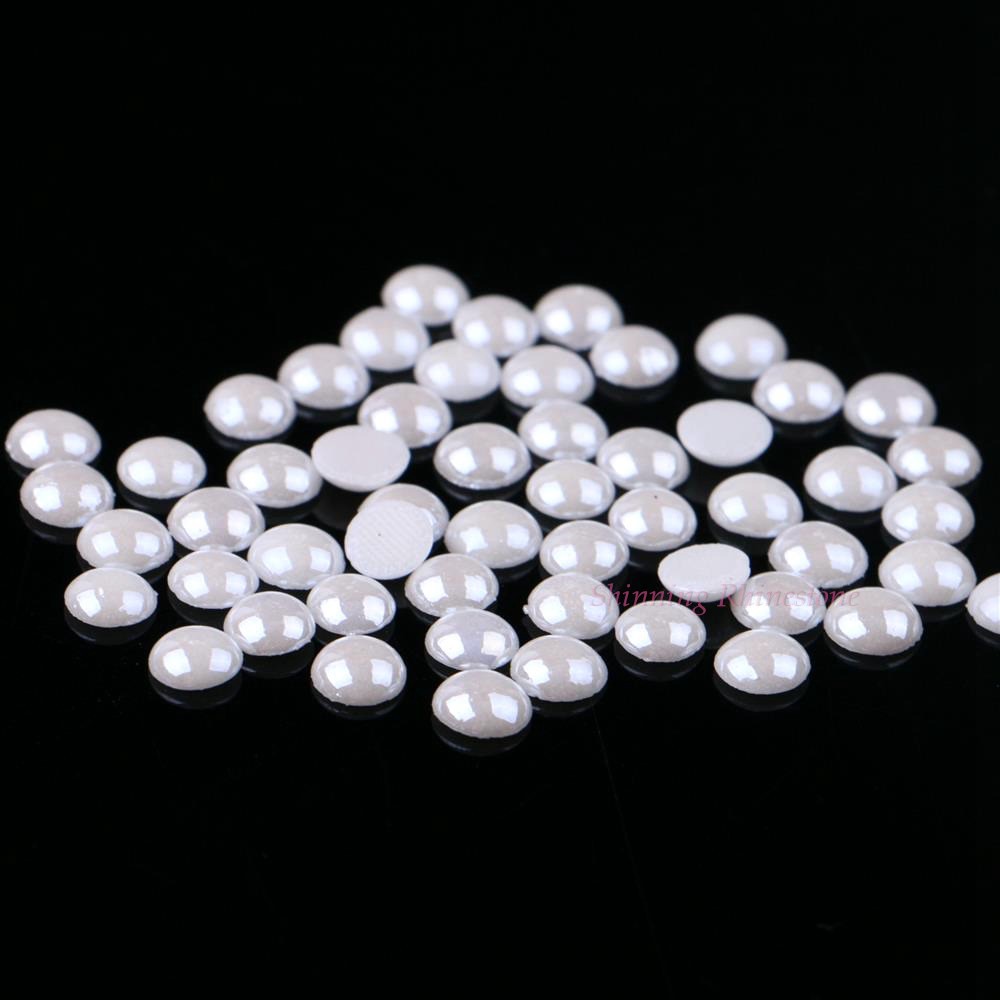 Hotfix Rhinestones White color 3mm to 10 mm Ceramic Rhinestones ...