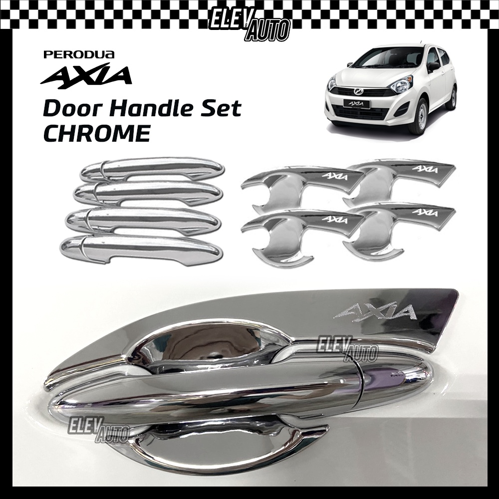 Perodua Axia 2014 - 2022 CHROME Door Handle Door Bowl Cover Perodua ...