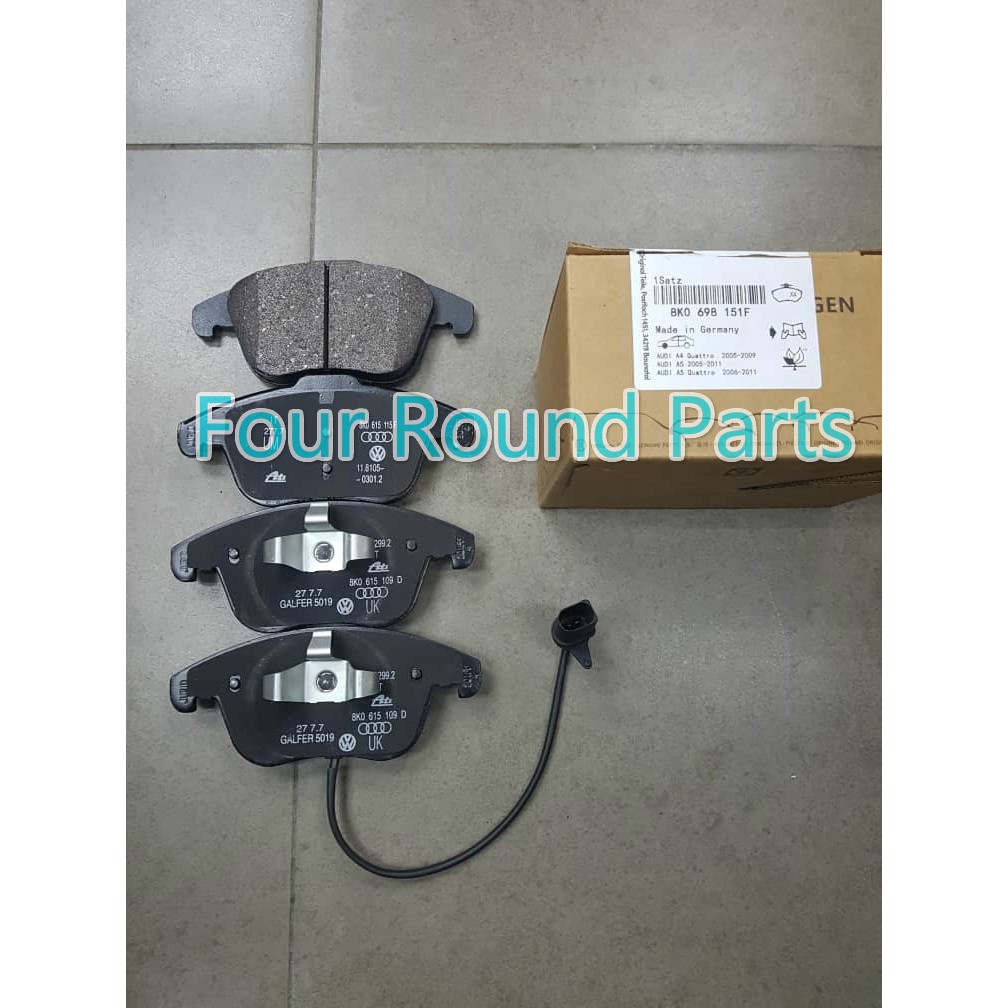 AUDI A4 B9 A5 DISC PAD BRAKE PAD FRONT 8K0698151F (ORIGINAL) | Shopee ...