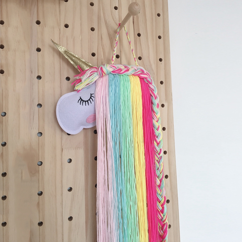 Hair Clip Holder Storage Unicorn Hair Organizer Hairpin Decor Hanger ...