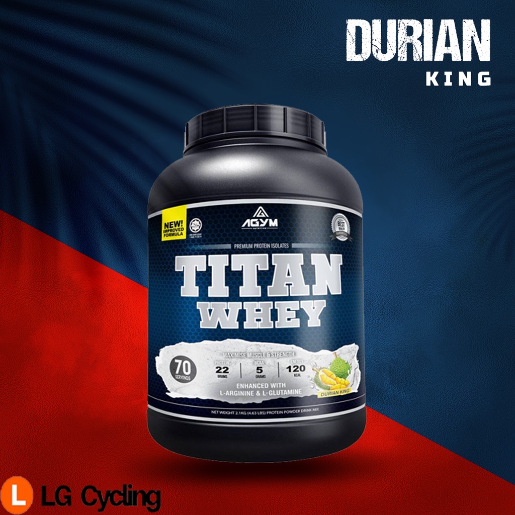 Titan Whey Agym Nutrition 2kg Halal Whey Protein Powder Fitness Gym ...