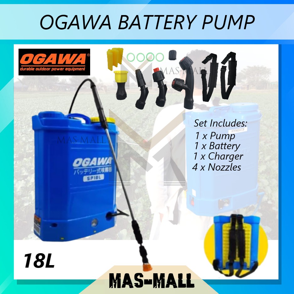 Pump Racun Bateri OGAWA SP 16L/18L/20L Battery Sprayer Pam Racun ...