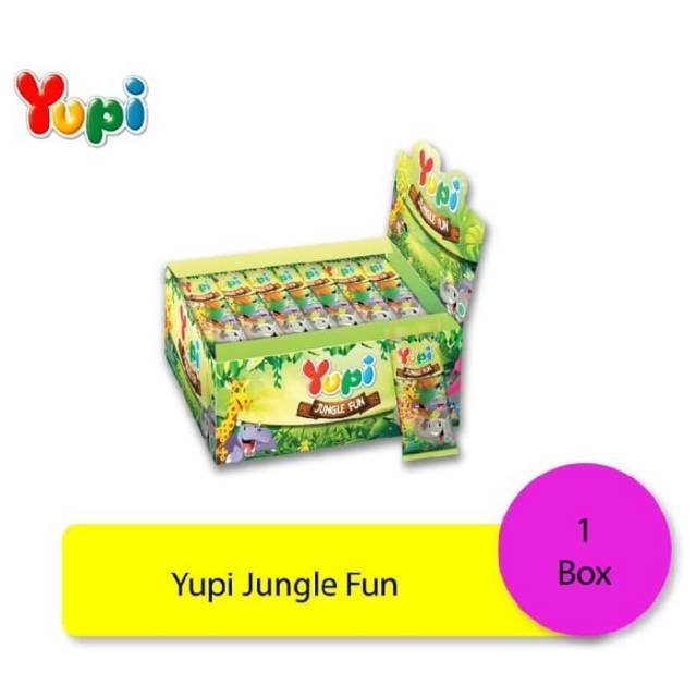 Yupi Jungle Fun Candy 1 Box / 1 Box | Shopee Malaysia