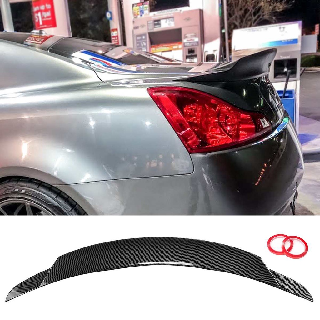 Carbon Fiber Car Rear Spoiler Rear wing spoiler fit for INFINITI G ...