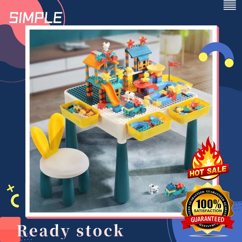 🔥RE STOCK🔥 Lego Multi Function Children Building Blocks Table Kids Bricks Toys Learning Playing ...