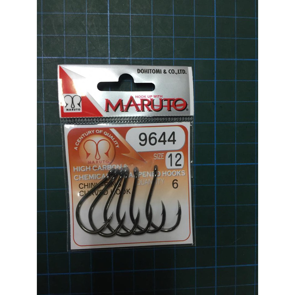 MARUTO CHINU-RING CURVED HOOK 9644 FISHING HOOK MADE IN JAPAN | Shopee ...