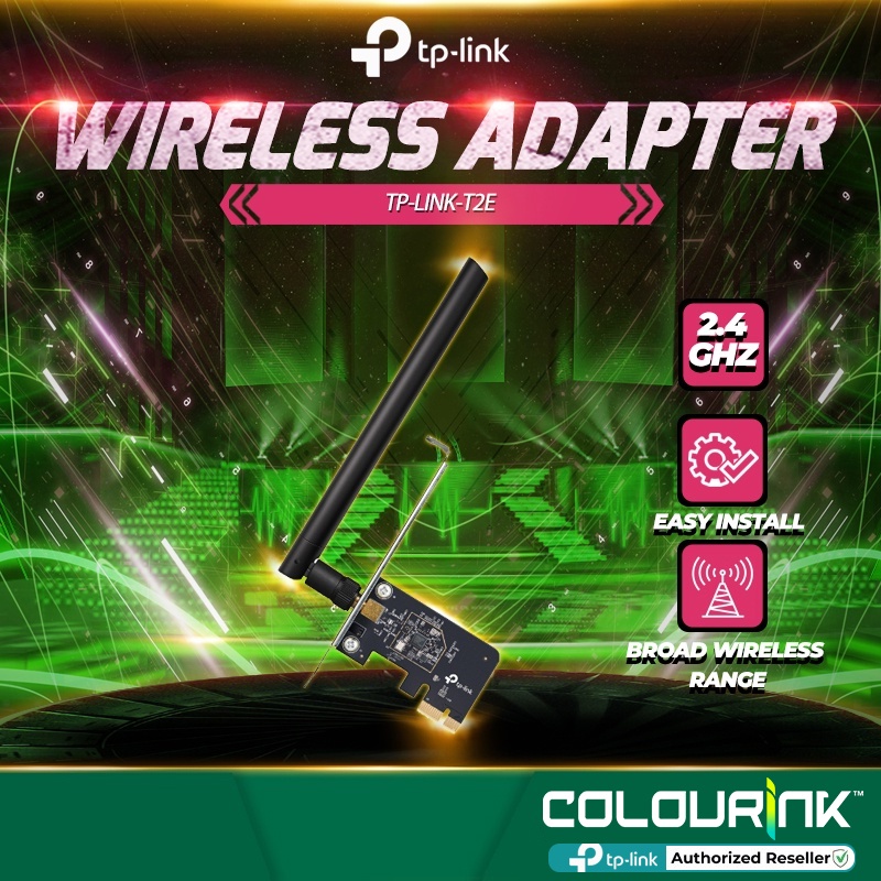 Tp-Link Archer T2E AC600 Dual Band WiFi MU-MIMO PCIE Adapter Card High ...