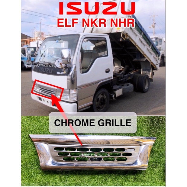 ISUZU ELF NHR NKR /HICOM PERKASA MTB140 MTB145 FRONT GRILLE CHROME ...