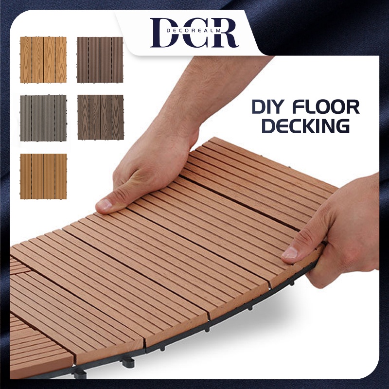DCR 5CORAK Floor Decking,Garden Decoration Flooring,WPC,Wood Floor,Kayu ...
