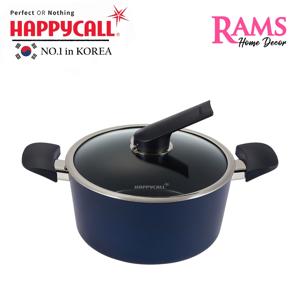 Happycall 24cm Induction Nouvelle IH Diamond Stock Pot / Periuk Happycall / Set Periuk Korea ...