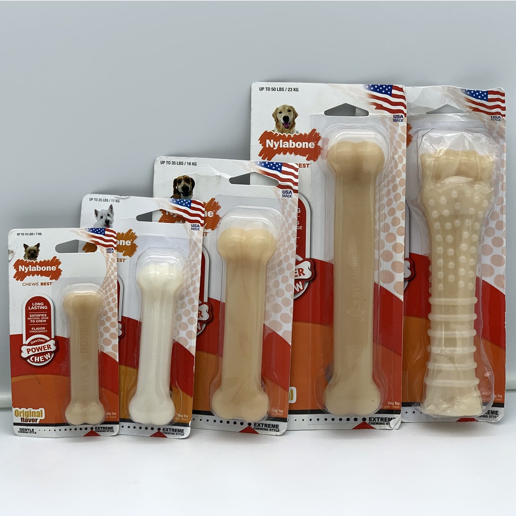 Nylabone Original Power Chew for Dogs 5 Sizes Classic Nylabone Made in ...