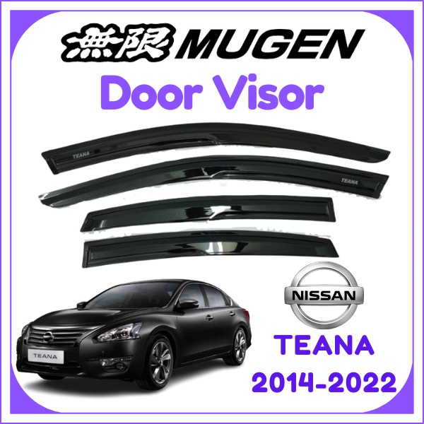 NISSAN TEANA L33 2014-2022 MUGEN DOOR VISOR AIR PRESS WINDOW VISOR SUN VISOR (4PCS/SET) | Shopee ...
