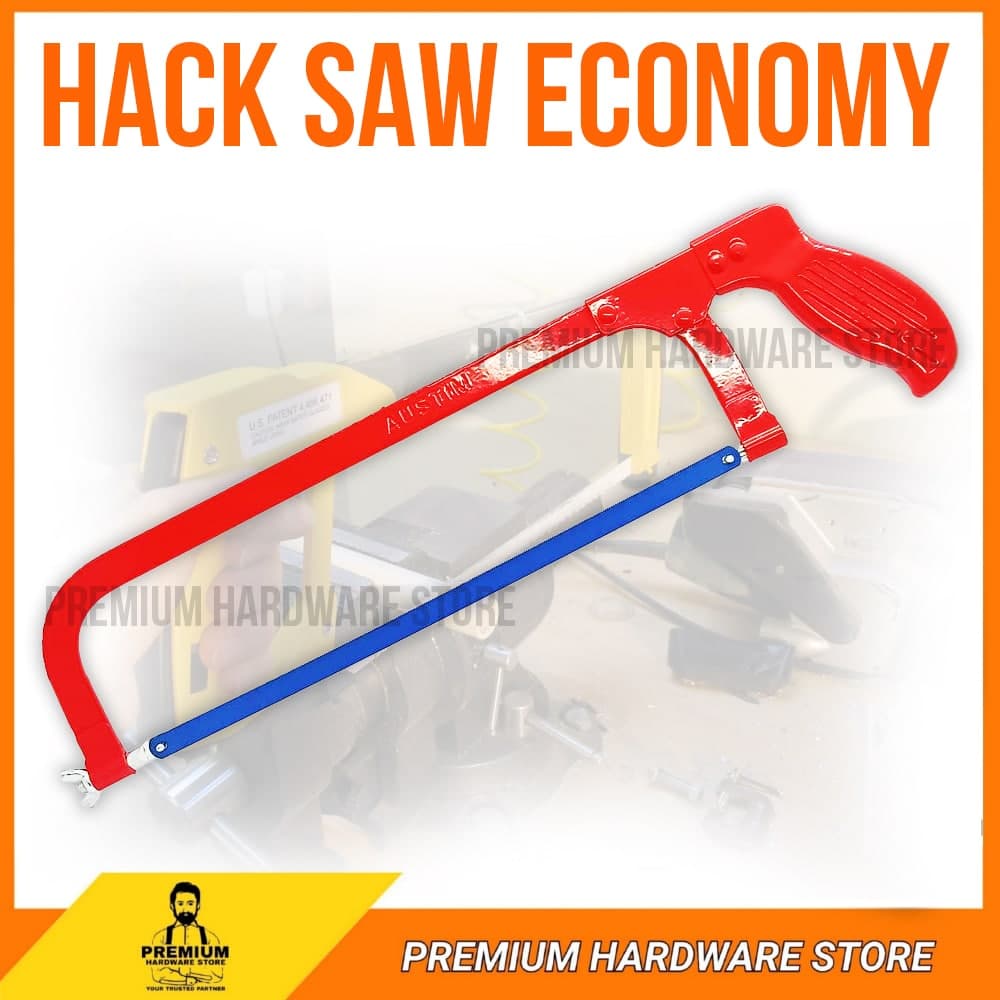 METAL HACKSAW SET GERGAJI BESI COME WITH BLADE 12” HANDSAW HACK SAW ...