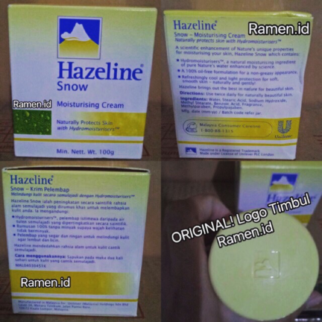 Hazeline Snow Moisturizing Cream | Shopee Malaysia