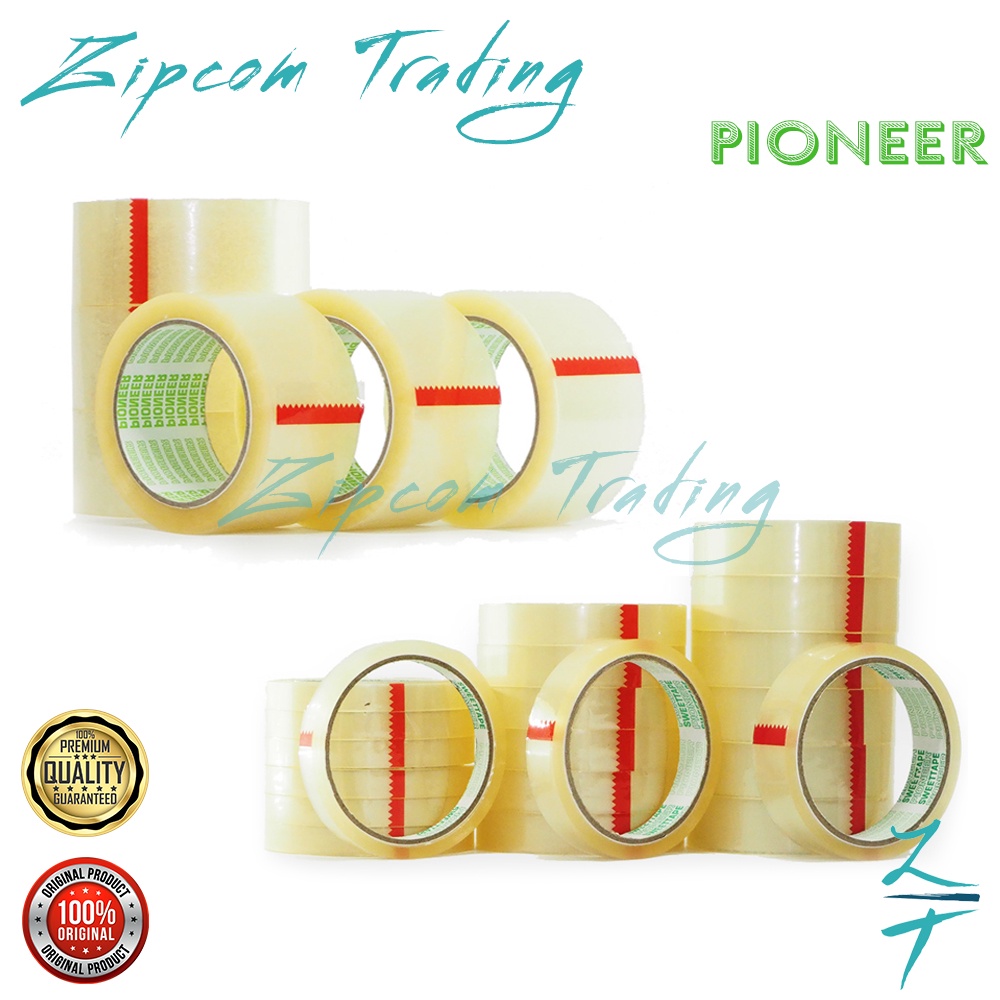 PIONEER Premium Quality OPP Tape - Clear Tape / Packing Tape (24MM x ...