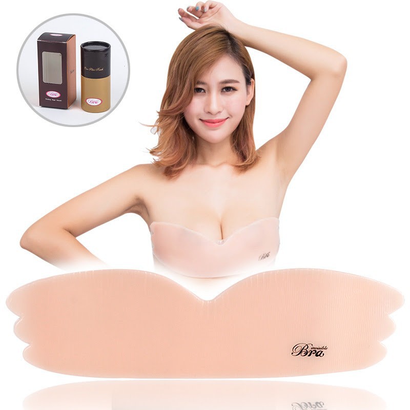 Strong Stickiness WingBra Push Up Bra Nubra Long Sleeve Women Clothing (Free Size A to F Cup ...