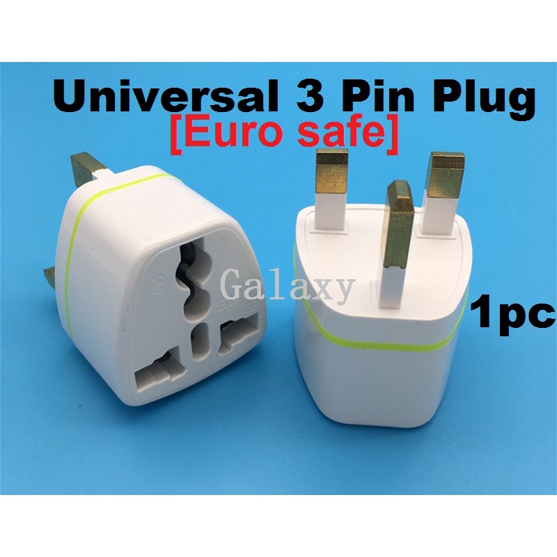 [Local Ready stock]Universal 3 Pin Adapter Plug Malaysia China British ...