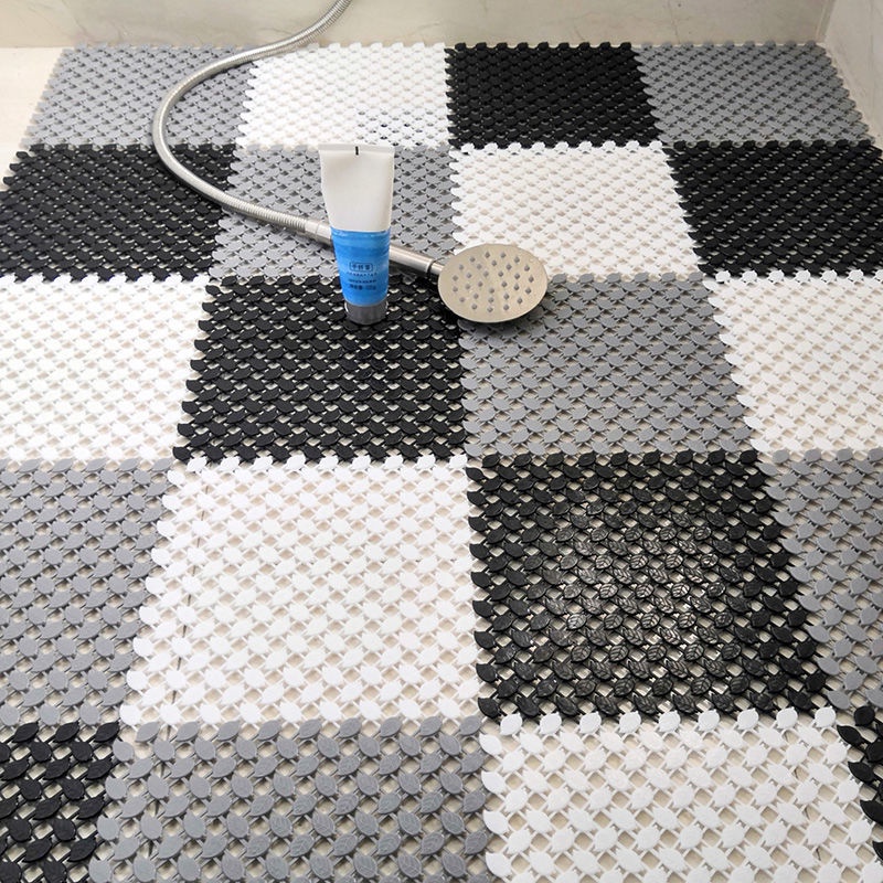 Anti-Slip Splicing PVC Bathroom Toilet Kitchen Floor Mat Non Slip Mat ...