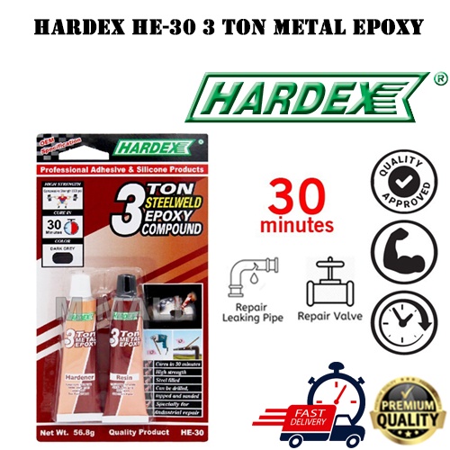 HARDEX 3 TON STEELWELD EPOXY REPAIRING ADHESIVE GLUE (Corrosion ...