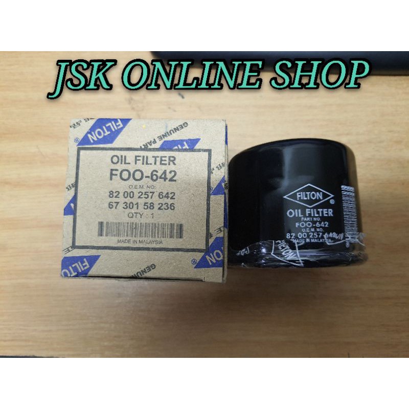 PROTON SAVVY OIL FILTER(FOO-642) | Shopee Malaysia