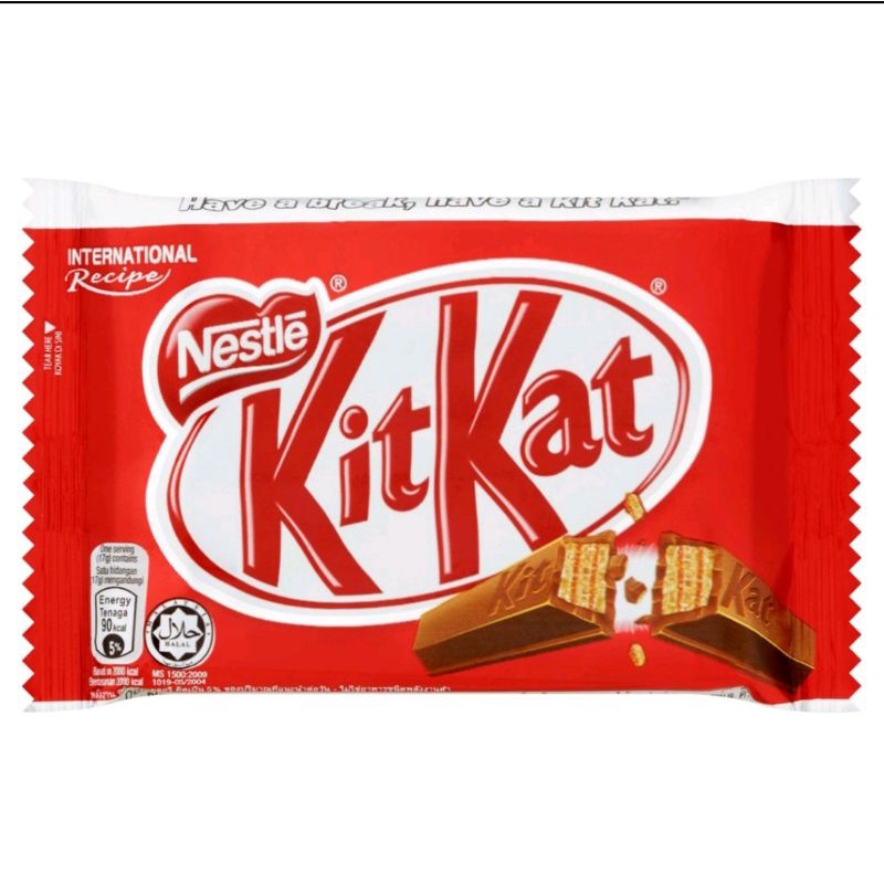KitKat 4 Fingers 4F Chocolate Wafer Kit Kat (35g) Exp:10/2024 | Shopee ...