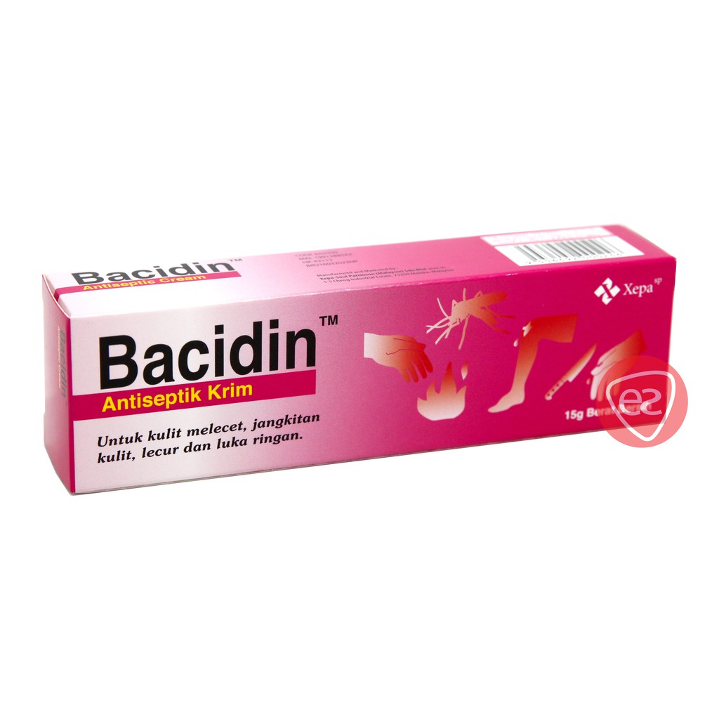 BACIDIN ANTISEPTIC CREAM (ANTISEPTIK KRIM) 15G | Shopee Malaysia