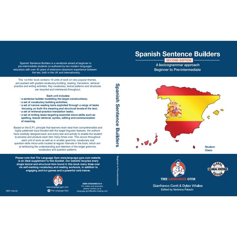 SPANISH SENTENCE BUILDERS - A lexicogrammar approach : Studybook ...
