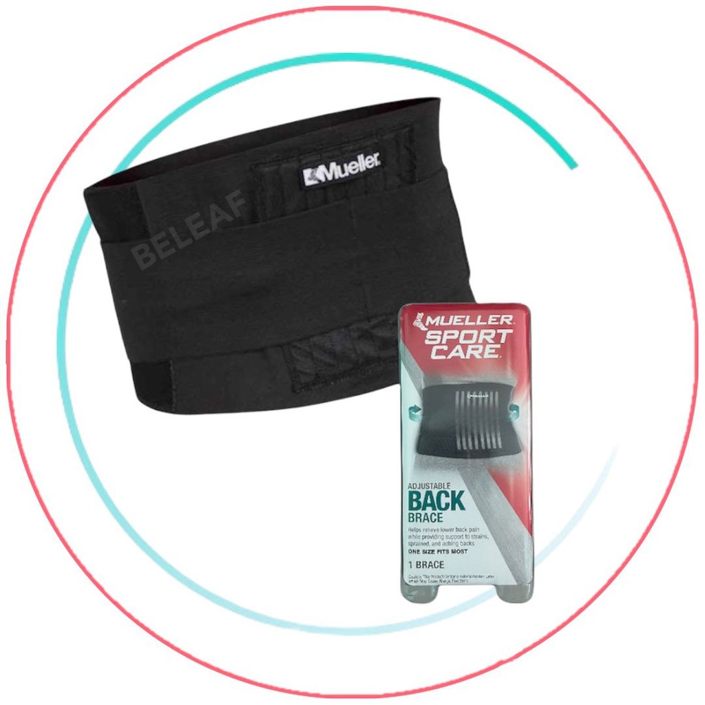 MUELLER ADJUSTABLE BACK BRACE/ LUMBAR SUPPORT | Shopee Malaysia