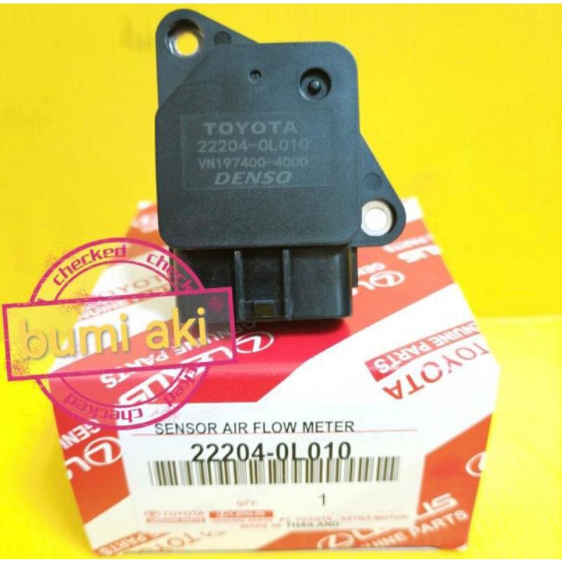 Original TOYOTA FORTUNER HILUX & INNOVA DIES 2KD MAF FLOW METER AIR ...