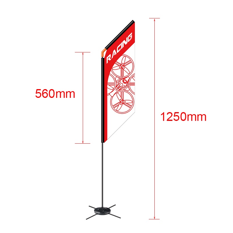 LDARC 560mm FPV Freestyle Outdoor Flying Flagpole for RC Small ...