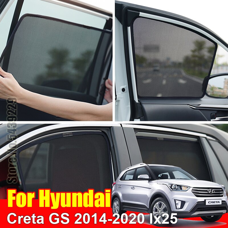 For Hyundai Creta GS 2015-2019 Ix25 Magnetic Car Sunshade Shield Custom ...