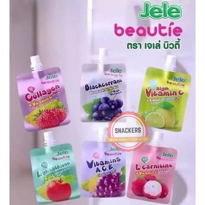 ♥️READY STOCK♥️ Minuman Jeli Thailand JELE BEAUTIE (140g x 1 pkt ...