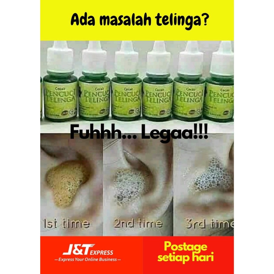 🔥Original🔥Ubat Pencuci Telinga As Syifa Herb Ubat sakit Telinga Titis ...