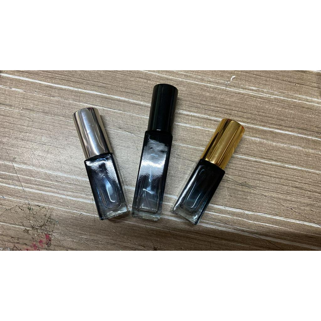 PREMIUM PERFUME BOTTLE SQUARE TRANSPARENT BLACK 8ml & 5ml | Shopee Malaysia