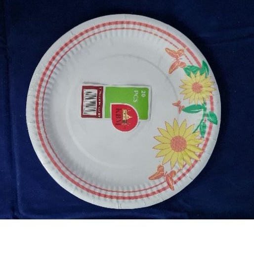 READY STOCK!! PAPER PLATE Pinggang Kertas Party 20pcs Disposable Home ...