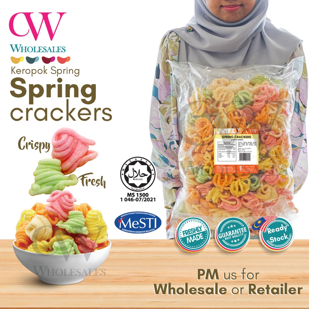 Spring Crackers Keropok Spring Kerepek Spring Ready To Eat 150G 600G | Shopee Malaysia