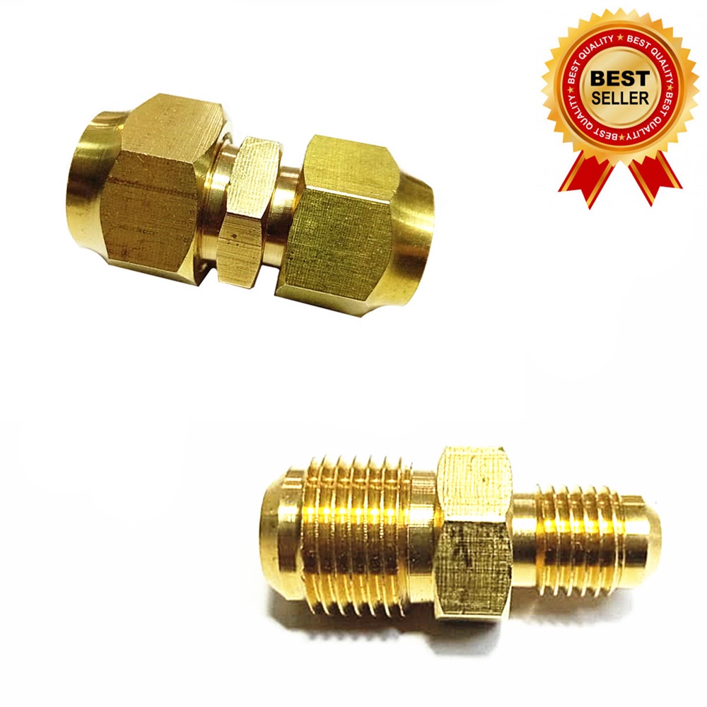 Converter NUTS 2-3 3-4 4-5 Copper Flare Set Nut Aircond Home Car Joint ...