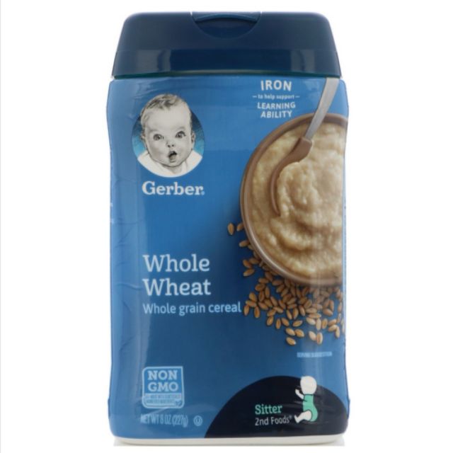 Gerber Whole Wheat Whole Grain Cereal 8 oz (227 g) | Shopee Malaysia