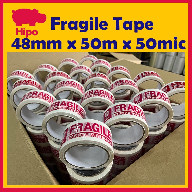 Fragile Opp Tape 50mic x 48mm x 50m Masking Tape | Shopee Malaysia
