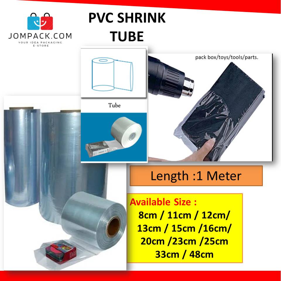 (For trial)PVC Shrink tube Heat Shrink 8cm/11cm/13cm/15cm/20cm/33cm ...