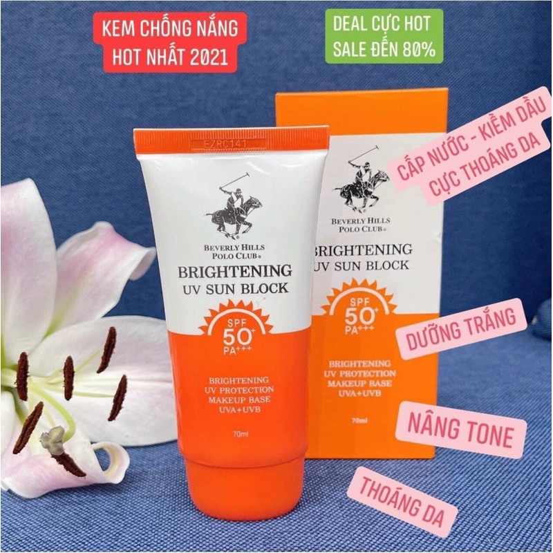 Brightening Uv Sun Block SPF / 50 ++ Sunscreen | Shopee Malaysia