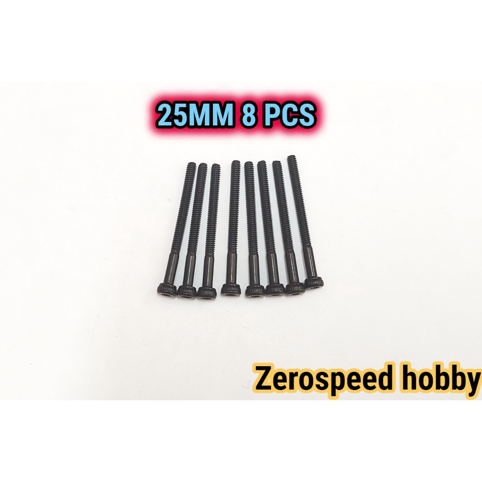 Tamiya Mini 4WD Allenkey Half Thread Screw 8 PCS【25 mm】 | Shopee Malaysia