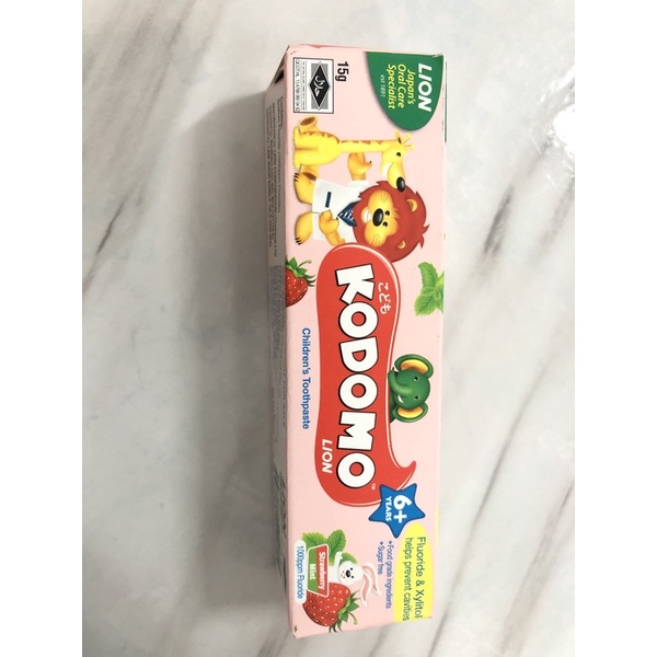 KODOMO Lion Children’s Toothpaste 6+years (15g) (strawberry mint ...